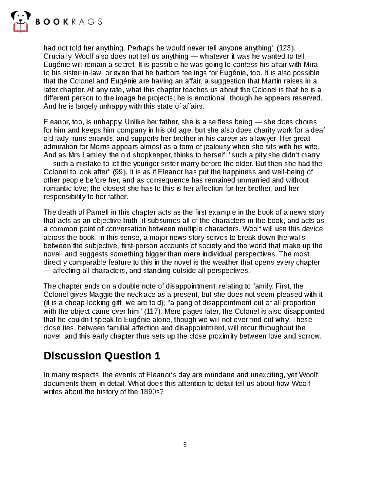 The-years-studyguide 9 - had not told her anything. Perhaps he would ...