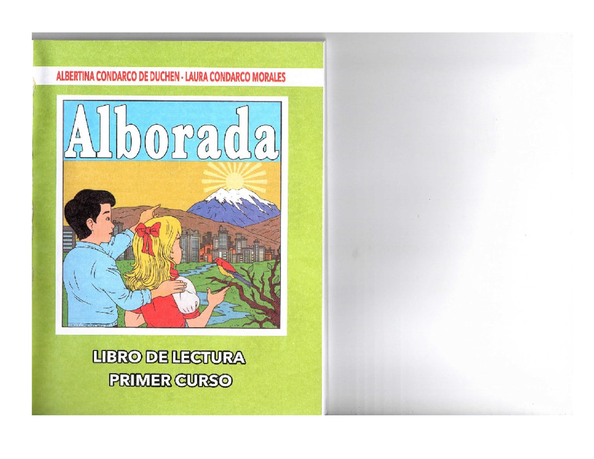 Libro alborada - trabajo de conversión de texto escritos a pdf ...