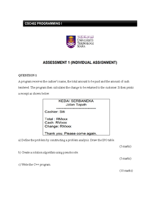 ICT502 LE6 UITM - Database Engineering - LAB 6 EXERCISE NAME : MUHAMMAD IMAN IKHWAN BIN HALIM ...