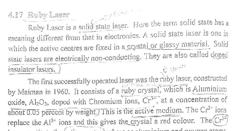 Ruby Laser: A Study on Solid State Laser Technology - Studocu