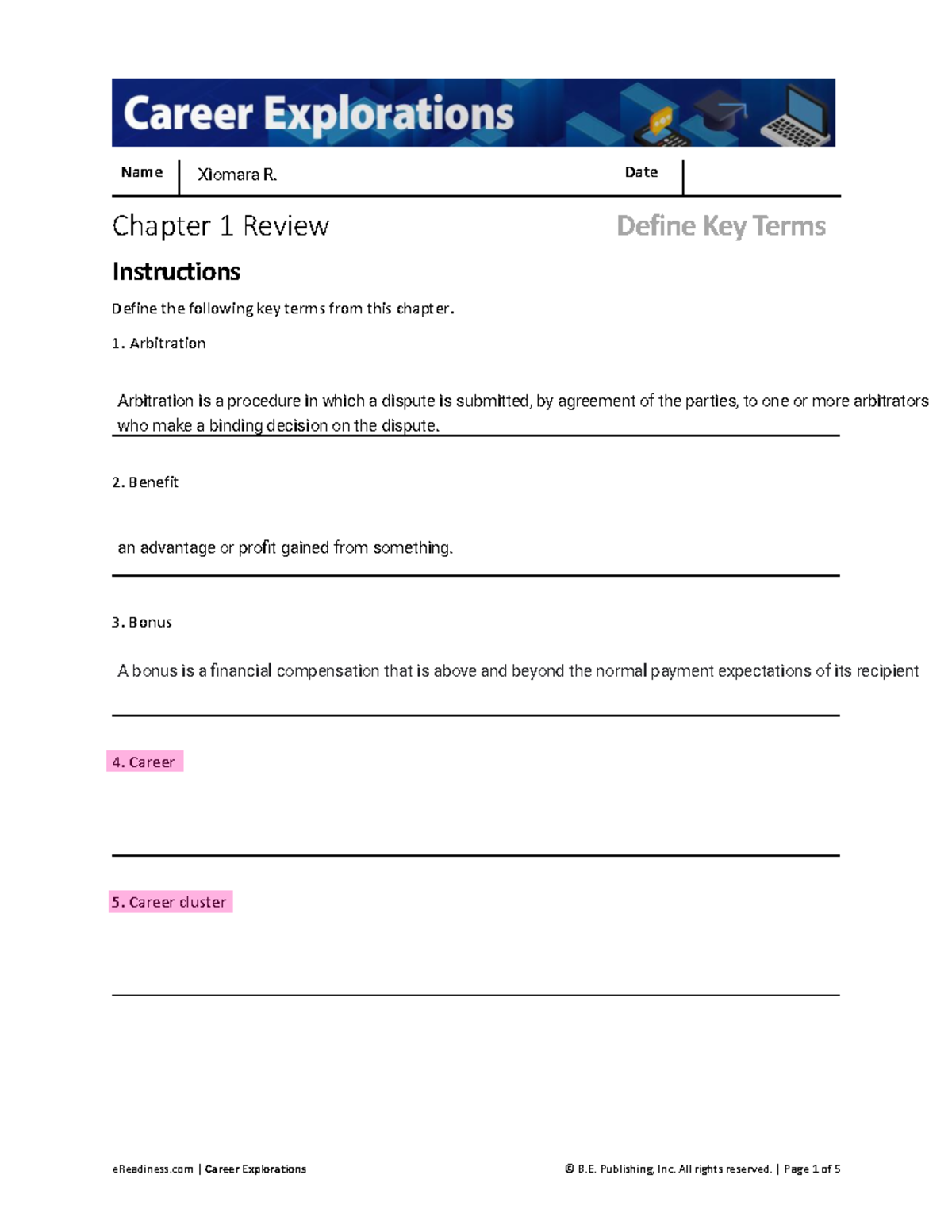 Kami Export -Kami Export - Chapter 1 Define Key Terms - Name Date Chapter 1 Review Define Key ...