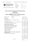 CSSE1001 - UQ - Introduction To Software Engineering - Studocu