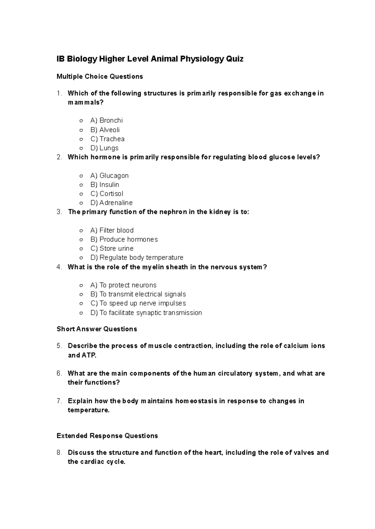 IB bio practice quiz 3 - Ecosystems and energy flow Population dynamics ...
