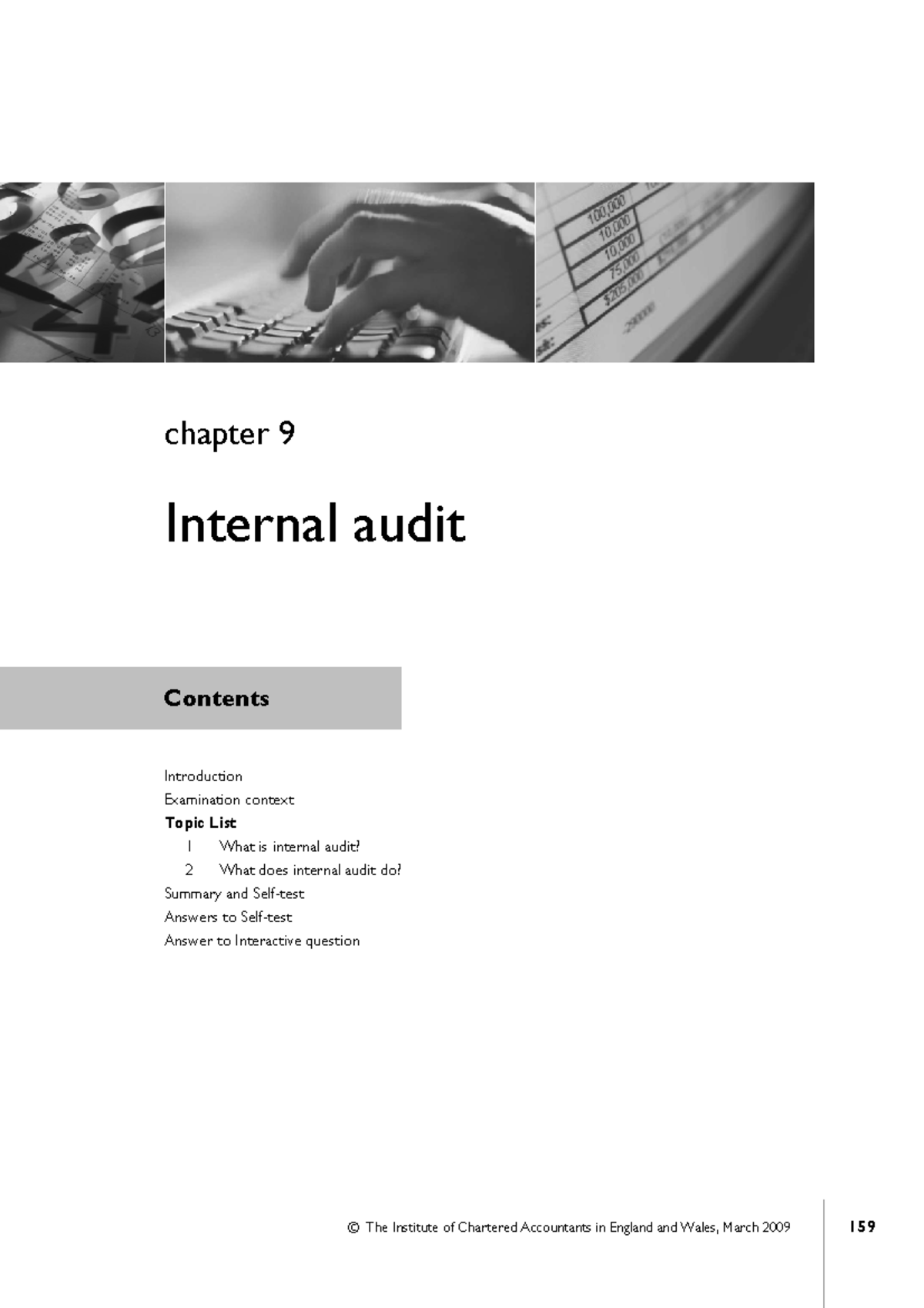 Chapter 9: Internal Audit Overview and Key Functions (ACCT 101) - Studocu