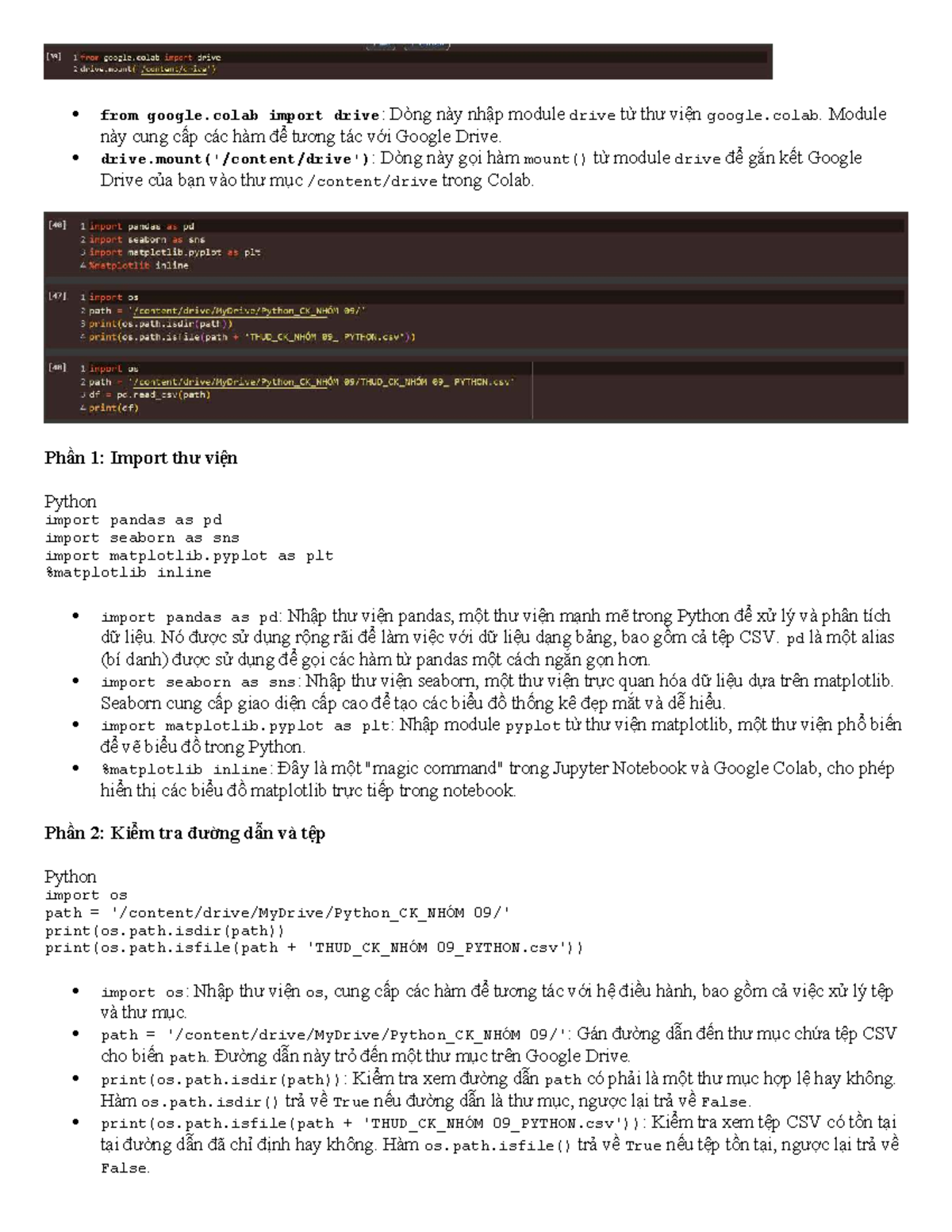 Google Colab: Hướng Dẫn Sử Dụng Thư Viện Python và Phân Tích Dữ Liệu ...