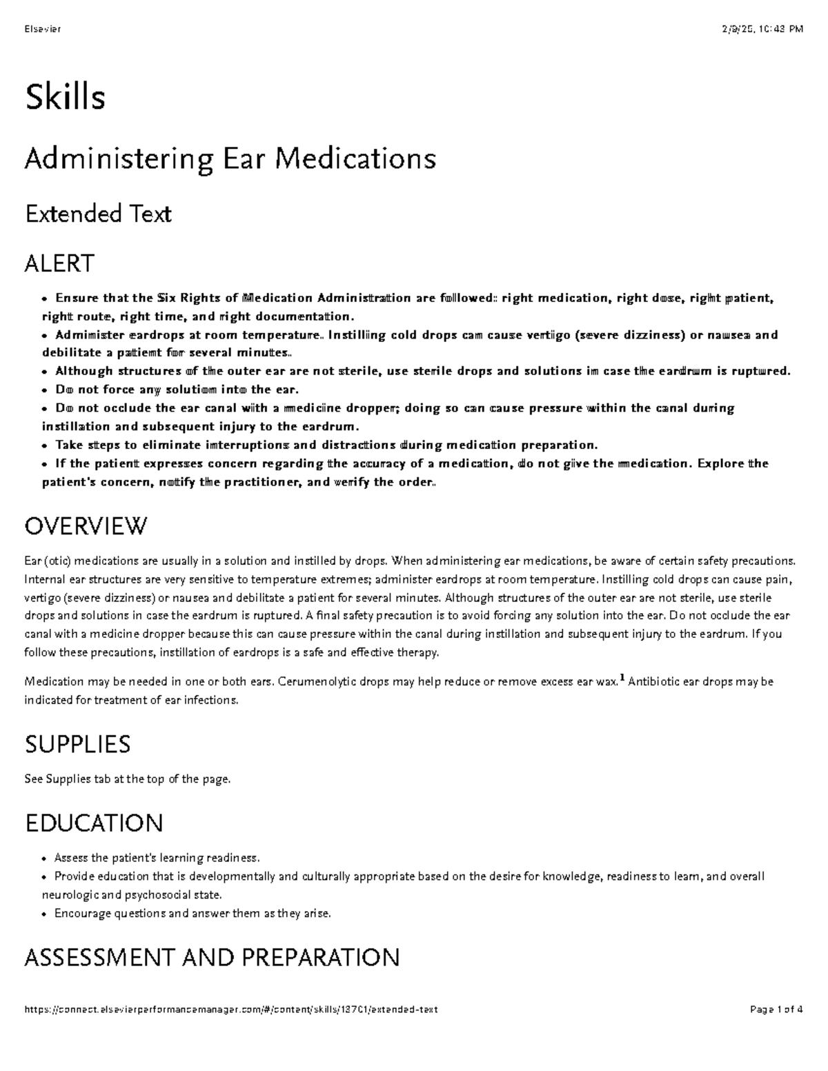 Administering Ear Medications: Guidelines & Best Practices for Safety ...