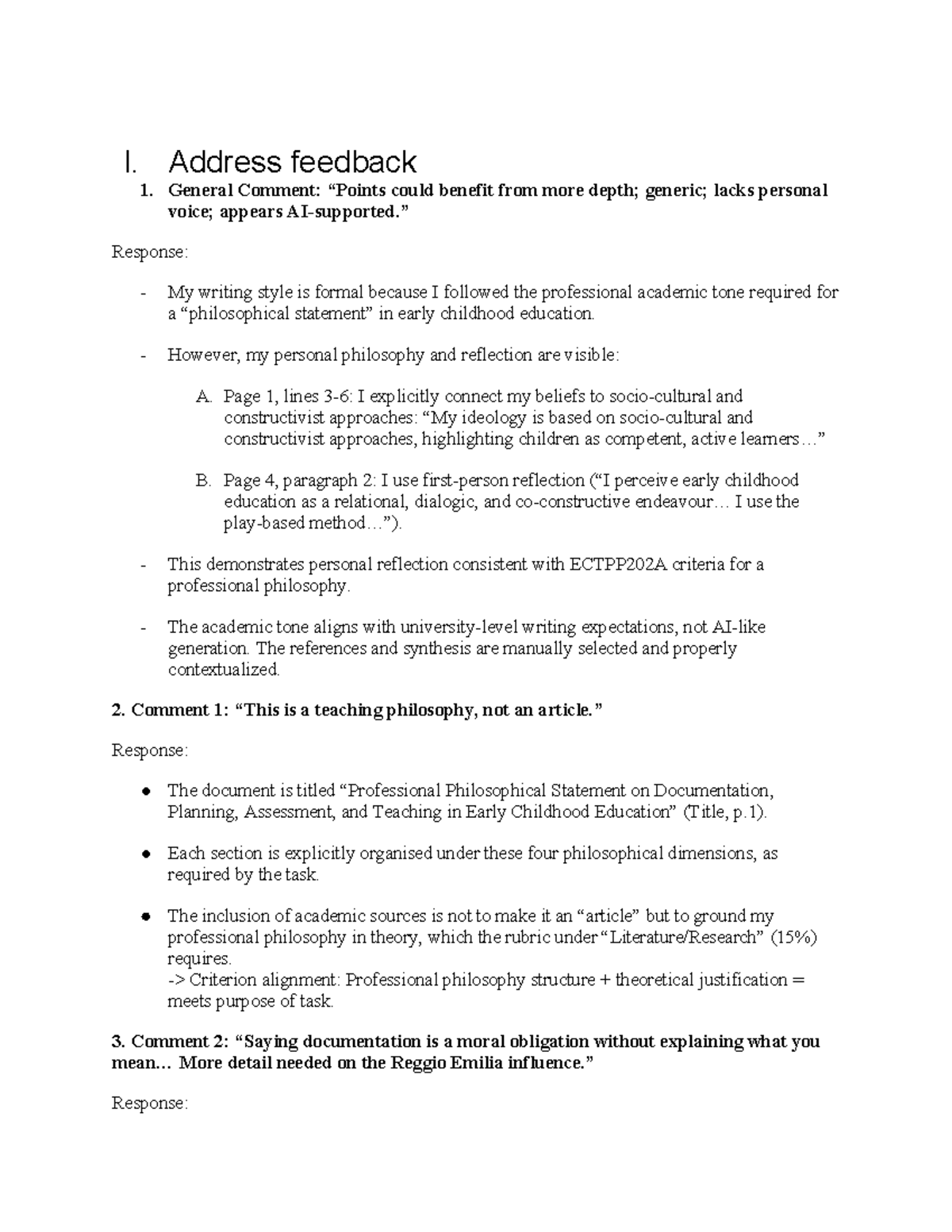 ECTPP202A: Consult Philosophy - Notes and Assignment Feedback - Studocu