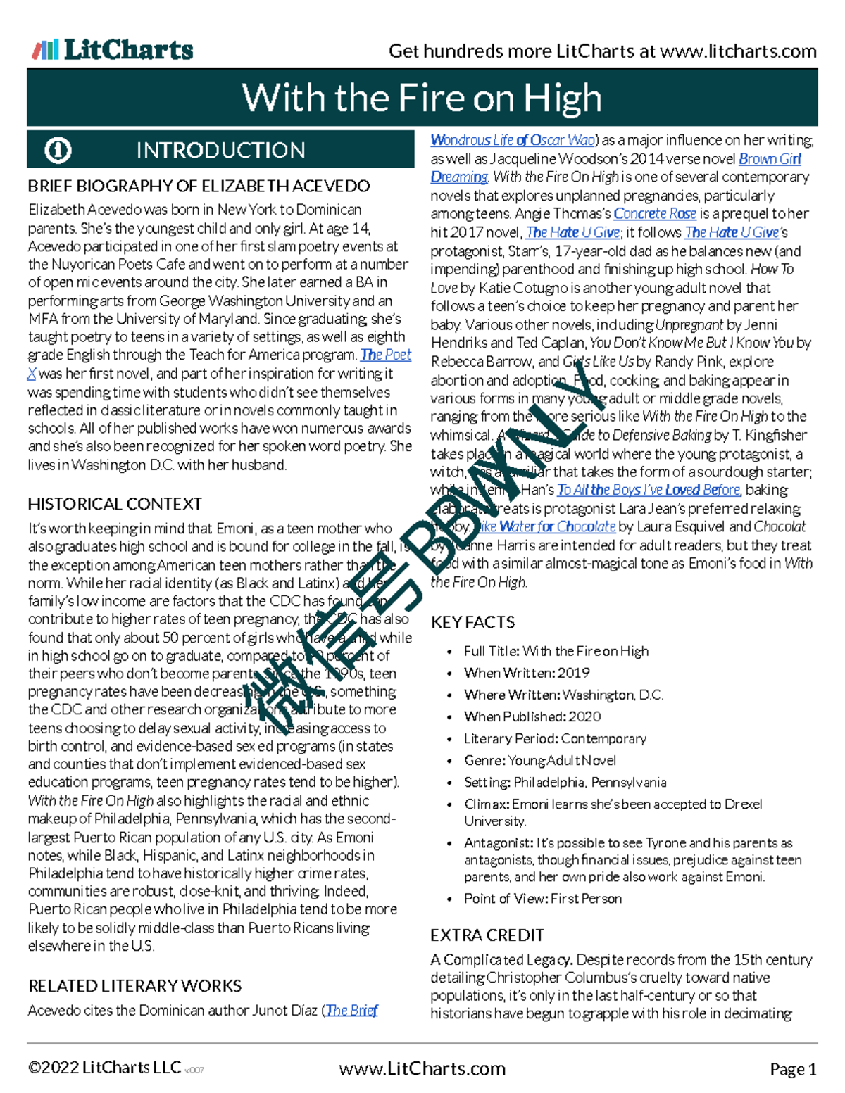 With-the-Fire-on-High-Lit Chart 1 - With the Fire on High BRIEF ...