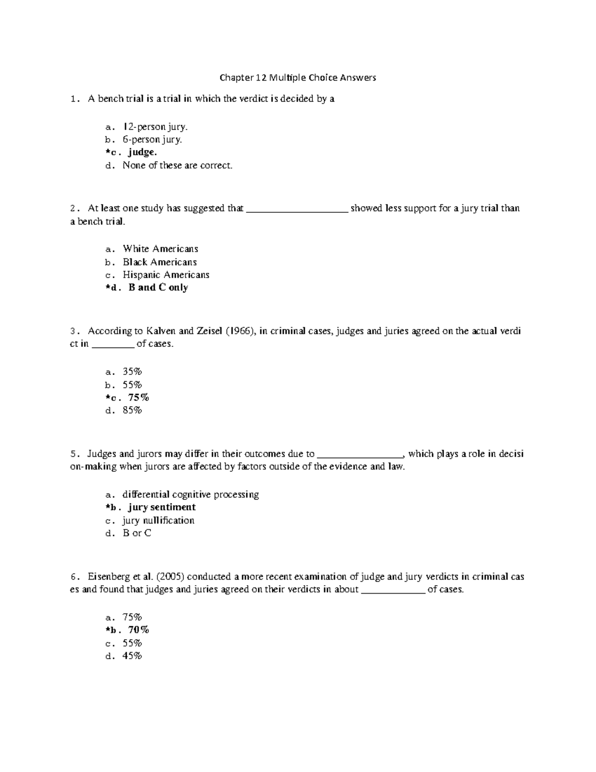 Chapter 12 MC Questions and Answers for Law Course - Studocu
