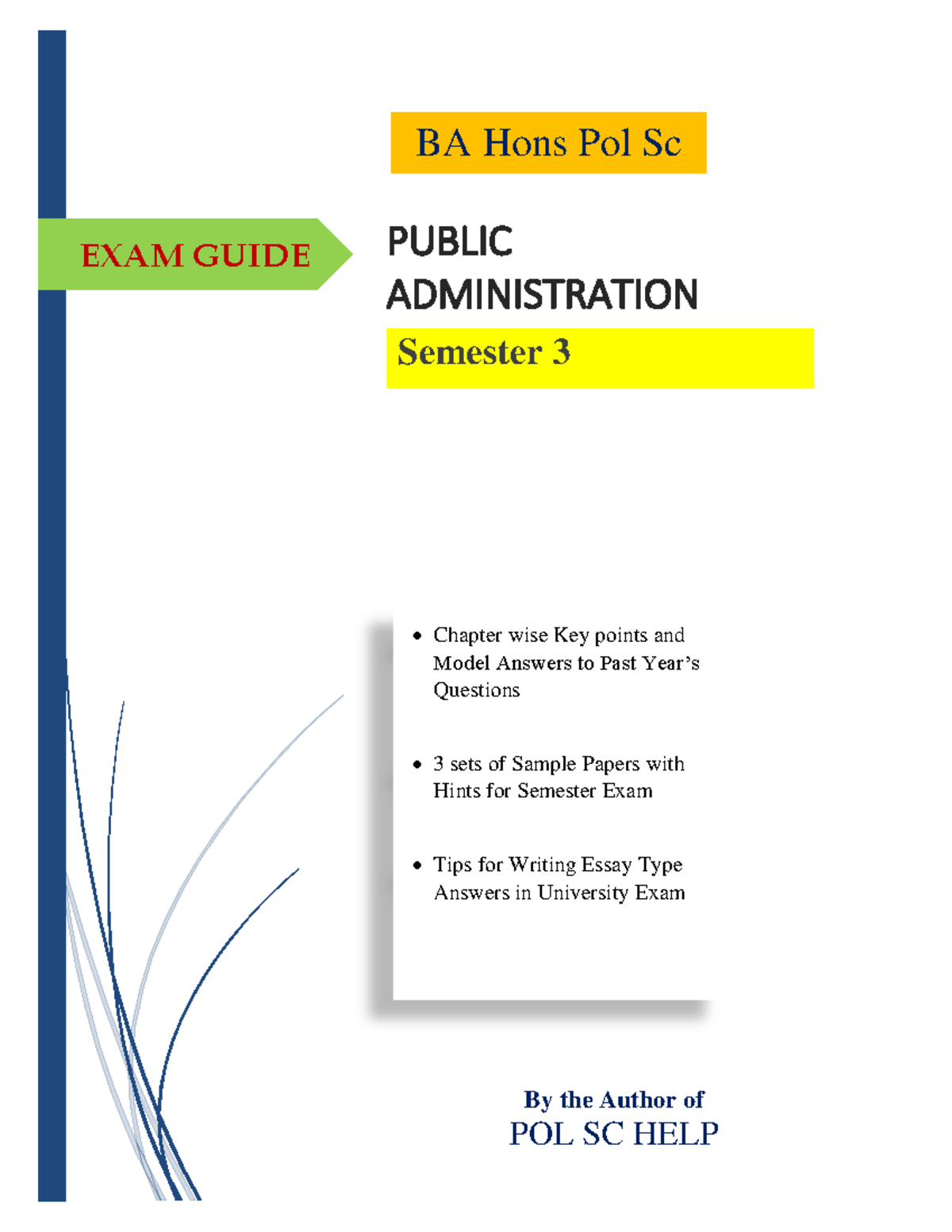 BA Hons Pol Sc SEM 3 Public Administration Exam Guide: Key Points ...