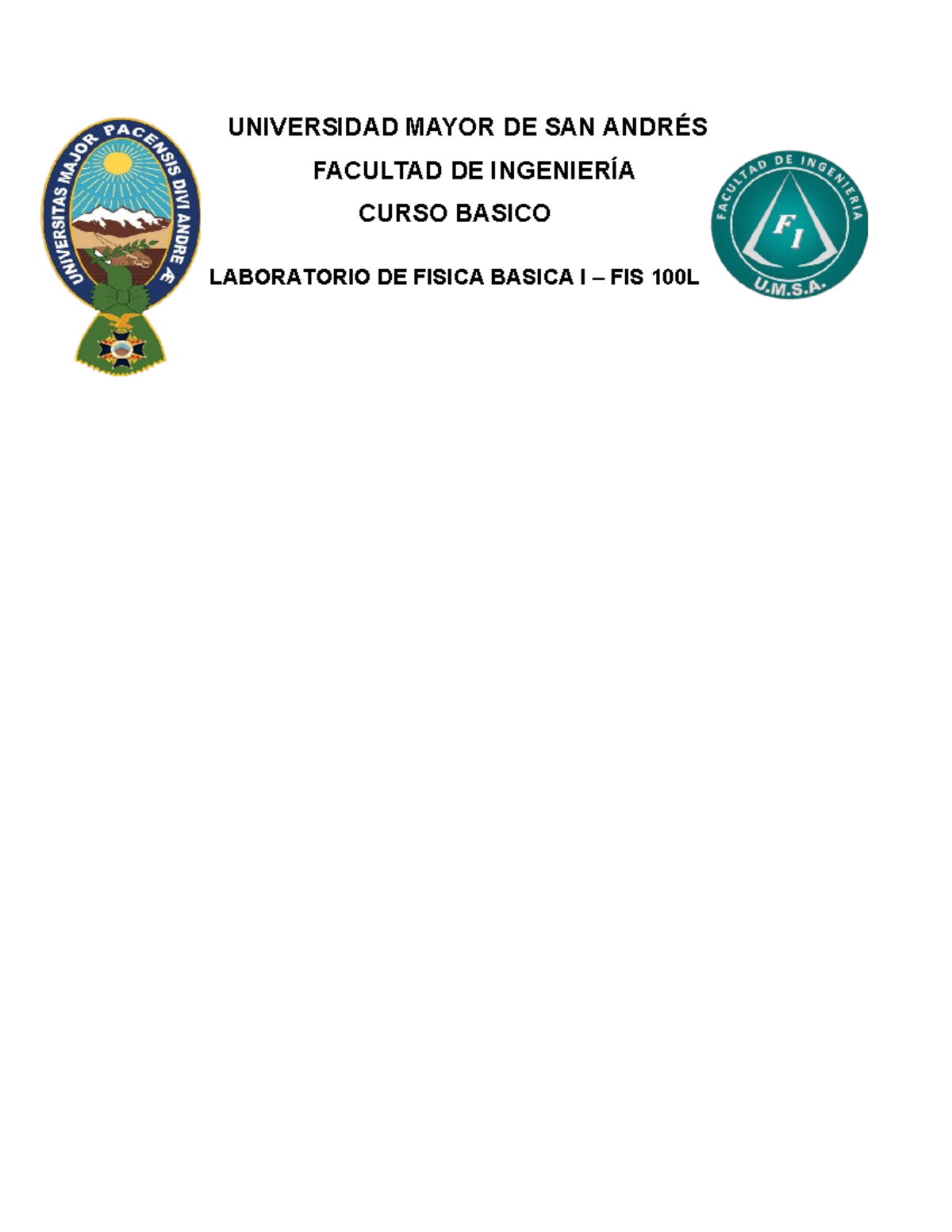 Péndulo Balístico - Laboratorio FIS 100L: Estudio de Energía y ...