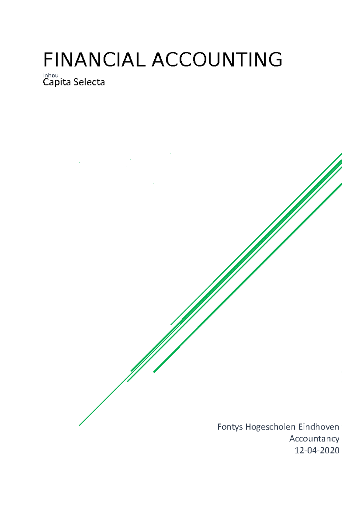 Financial Accounting Case Study (ACCT-101) - Key Differences and ...