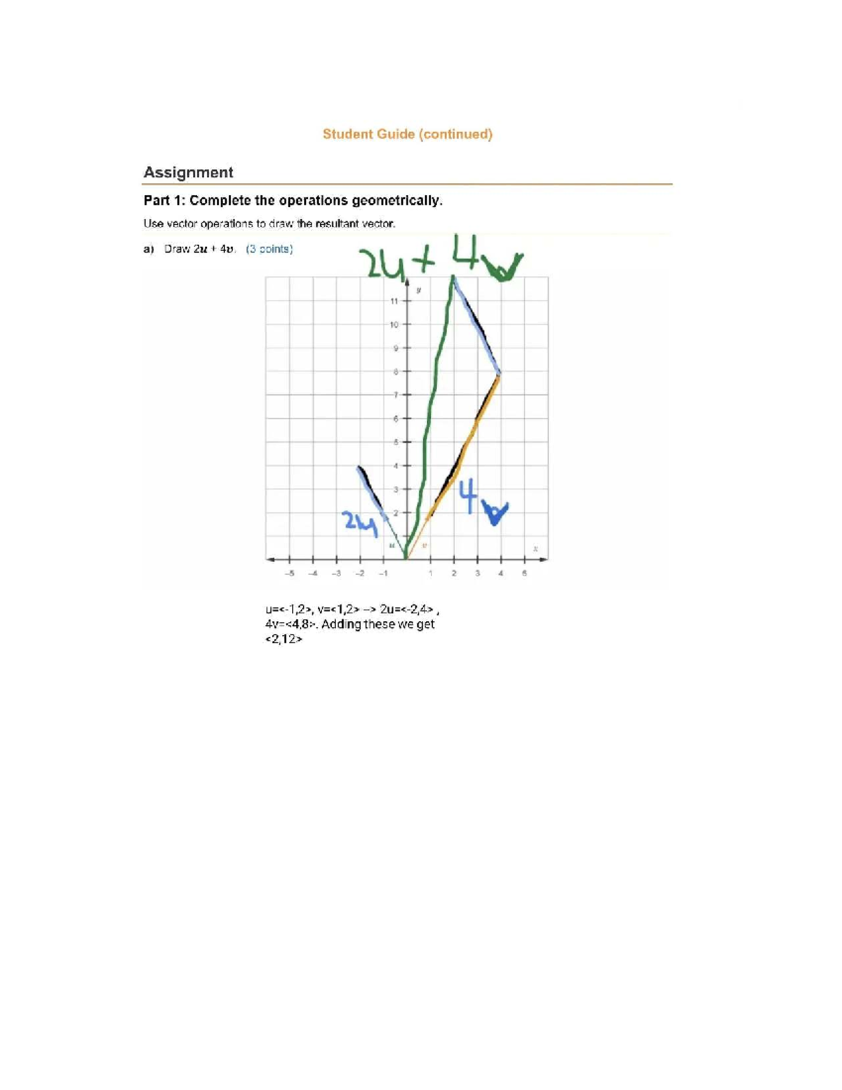 Precalculus 3: Vector Operations and Resultant Vectors Guide - Studocu