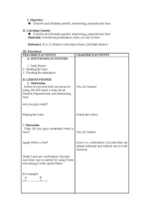Grade 5 Detailed Lesson PLAN - Grade 5 DETAILED LESSON PLAN Quarter 2 ...