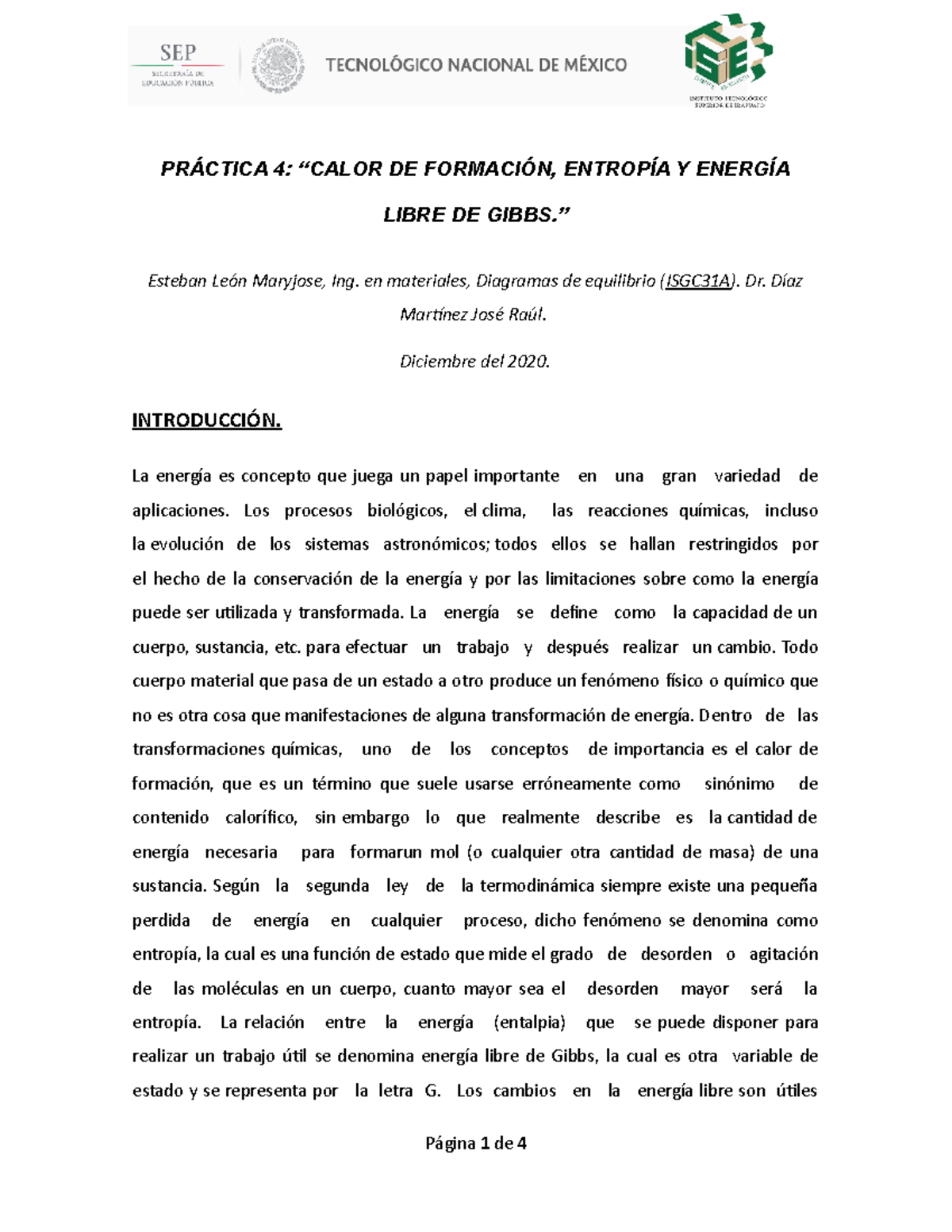 493422898 Calor de Formacion Entropia y Energia Libre de Gibbs ...