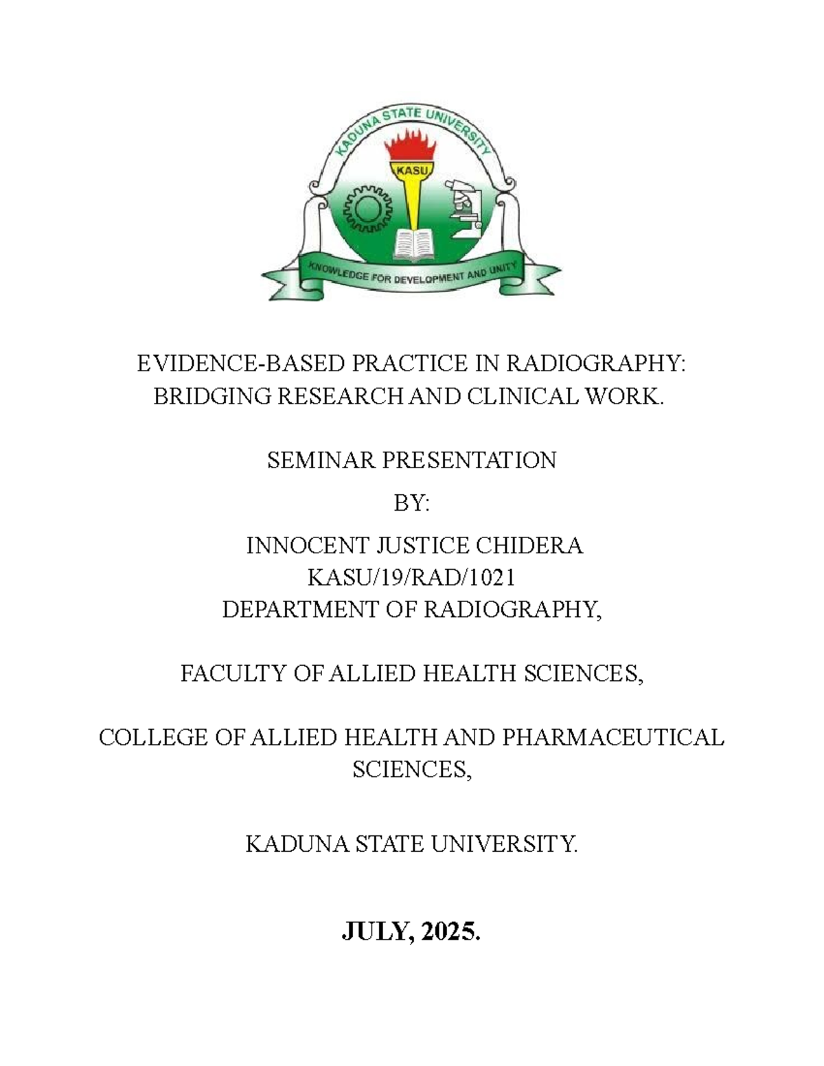 PRACTICE IN RADIOGRAPHY: EBP STRATEGIES FOR CLINICAL EXCELLENCE - Studocu
