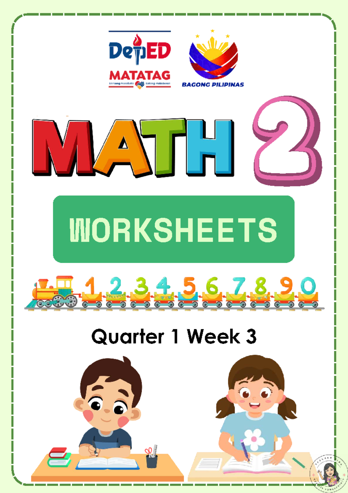 MATH 2 Worksheets Quarter 1 Week 3 Activities - Studocu