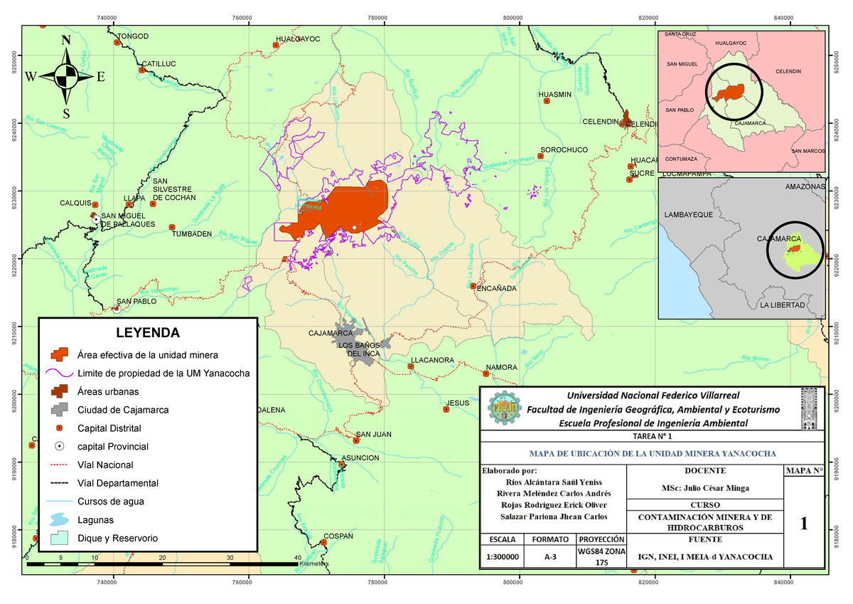 Mapa de Ubicación de la UM Yanacocha - 549480023 - Studocu