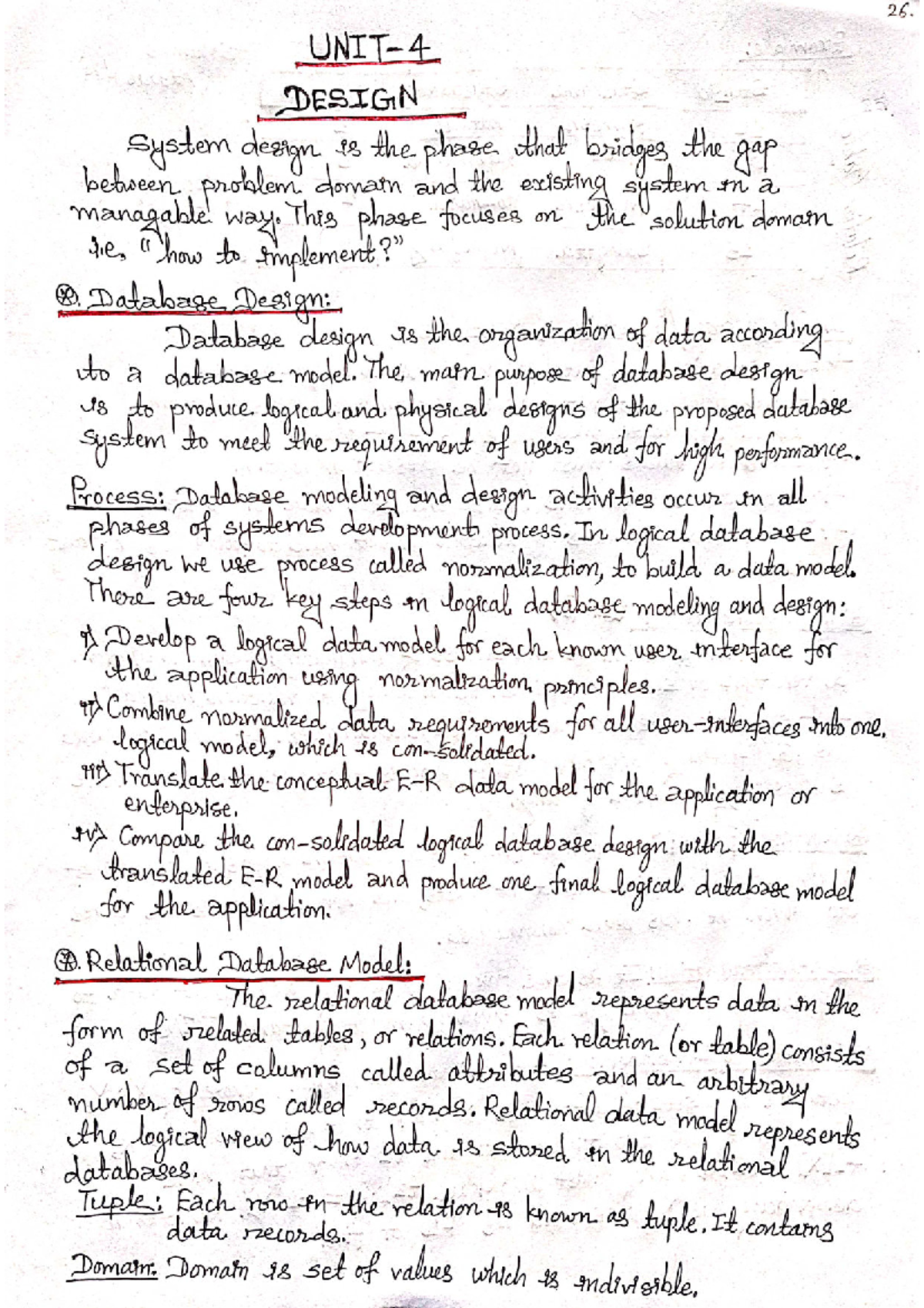 26. DESIGN: Database Design and Normalization Principles in Systems ...