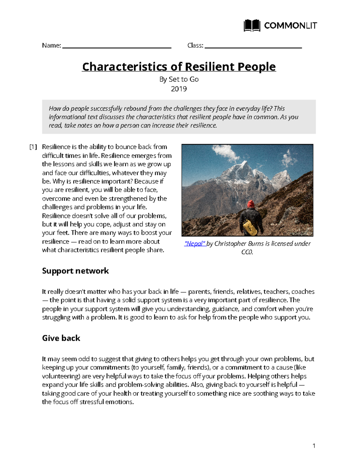 Characteristics of Resilient People: Insights & Key Traits - Studocu
