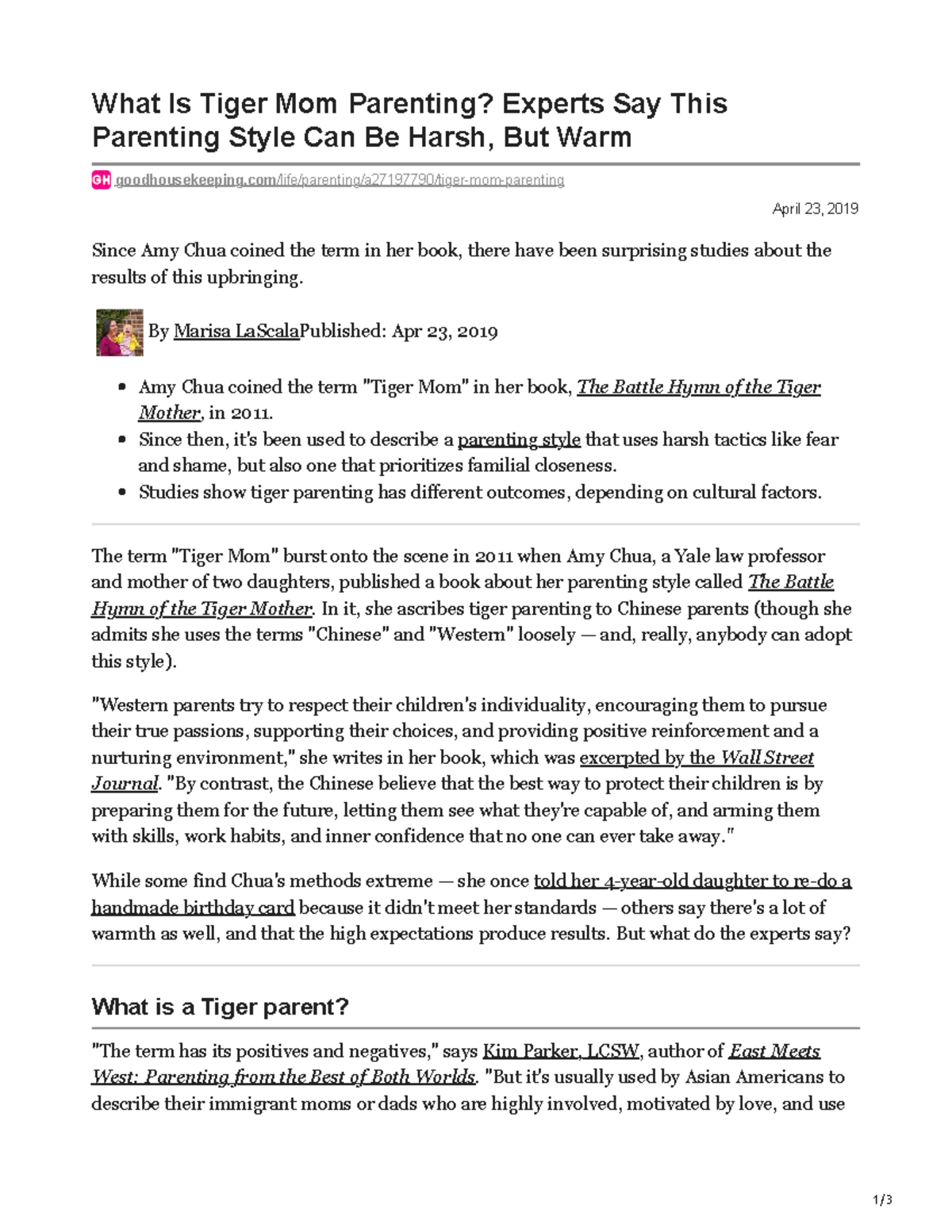 What Is Tiger Mom Parenting? Insights on Its Harsh Yet Warm Nature ...