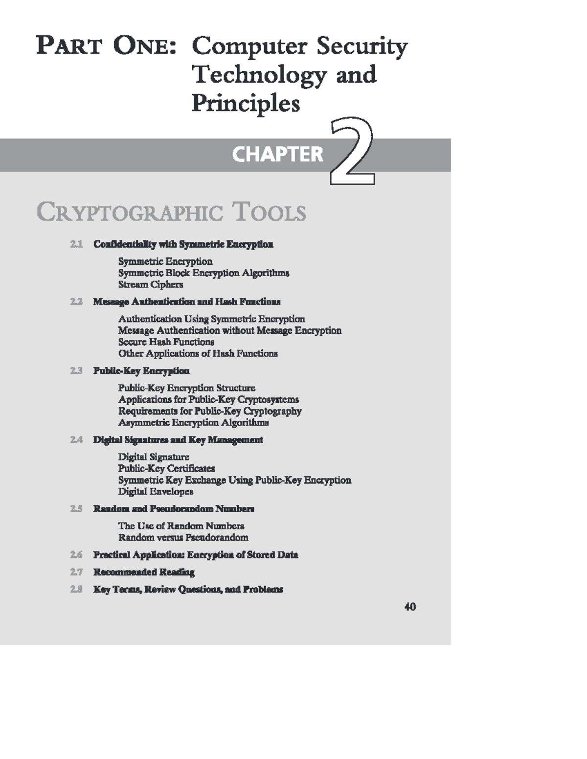 Lecture 2 Computer Security Technology and Principles - Computer ...