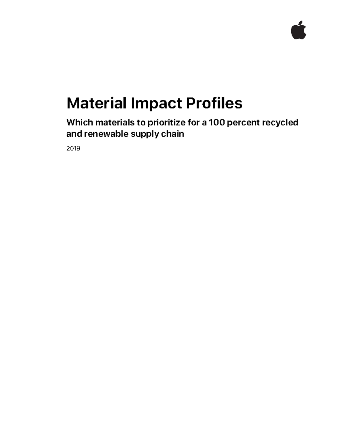 Apple Material Impact Profiles April 2019 - Material Impact Profiles ...