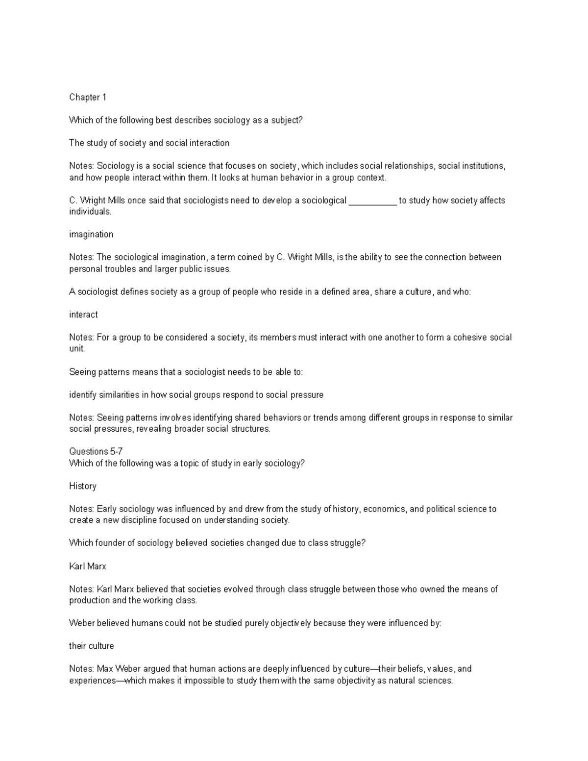 Sociological Concepts & Research Methods Notes for SOC 101 - Studocu