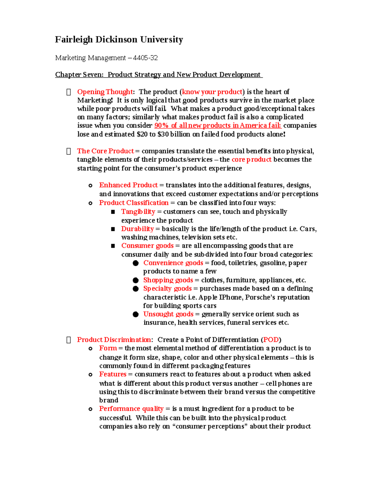 AMM Chapter 7 - Product Strategy and New Product Development ...