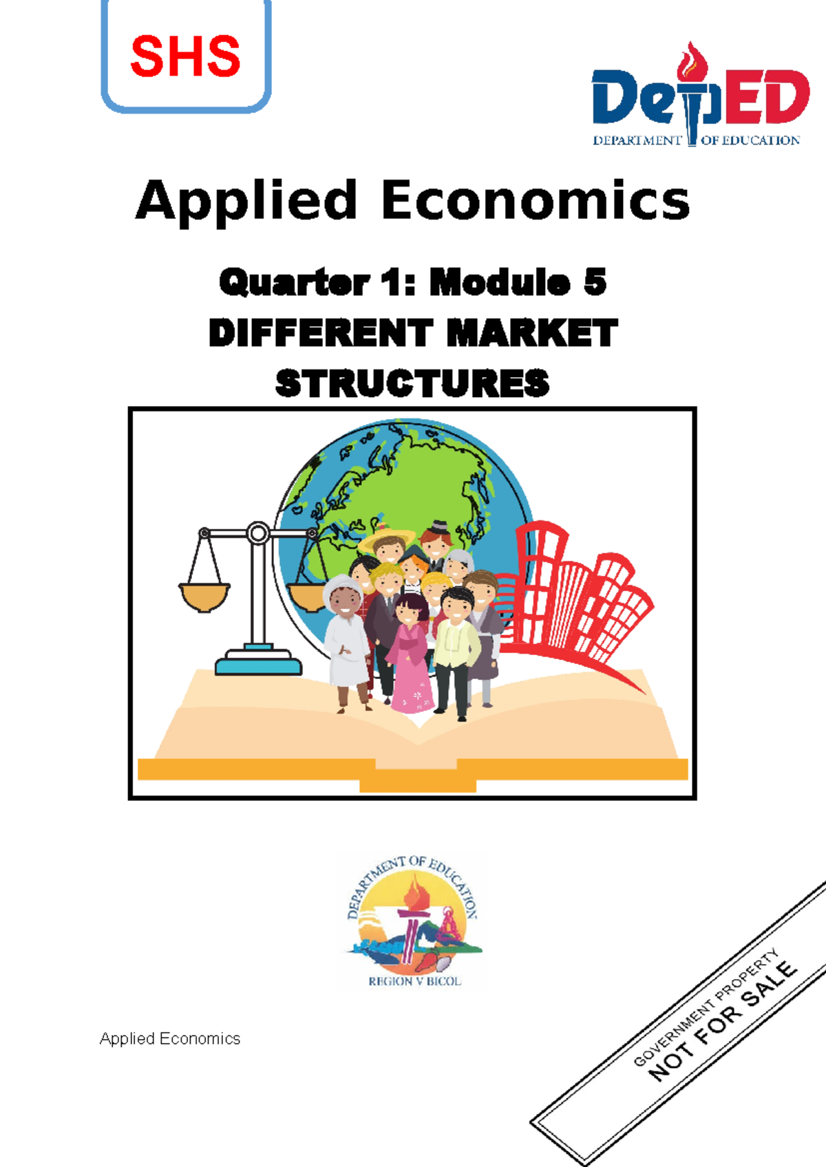 Applied Economics SHS Q1: Module 5 on Market Structures - Studocu