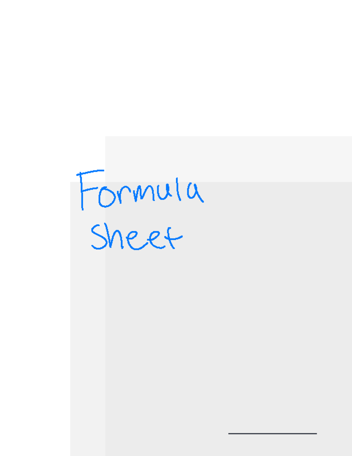 AP Calc Formula Sheet - Formula Sheet Derivative Formula Sheet Ap Cak ...
