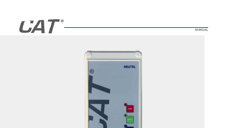 User Manual for MANUAL TELEMETRY ACQUIRER for CATHODIC PROTECTION [CAT ...