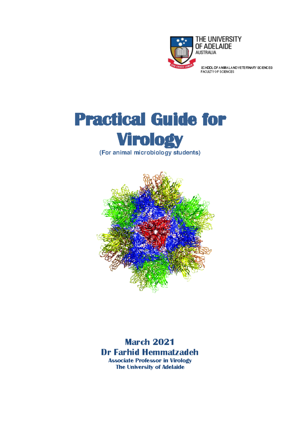 Prac virology laboratory 2021 Animal sciences - Practical Guide for ...