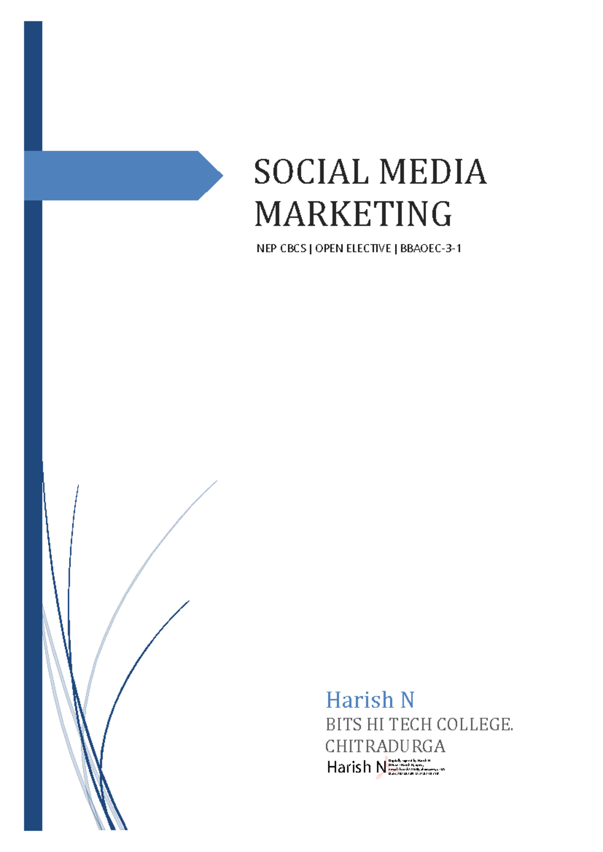 Social Media Marketing Study Notes (Open Elective) BBAOEC-3 - Studocu