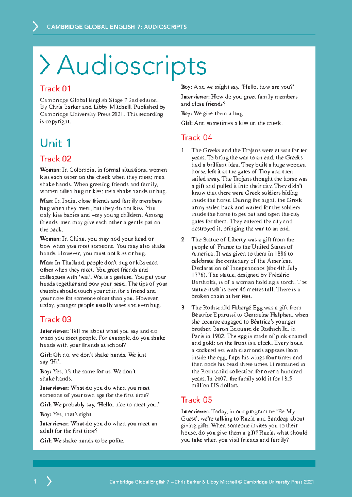 GE 7 Audioscripts for Global English Studies and Cultural Practices ...