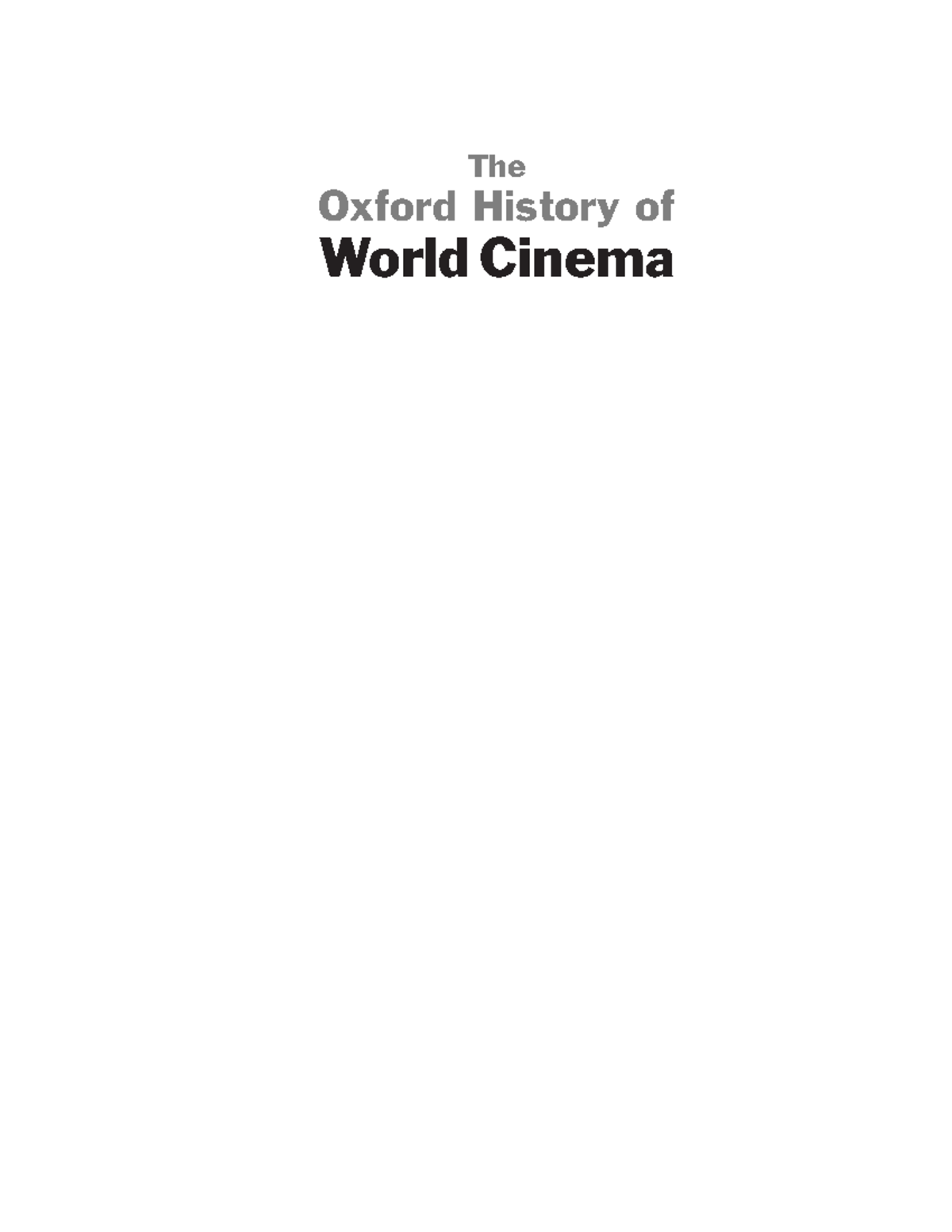 Early Cinema: Origins and Development (1895-1915) - Film Studies - Studocu
