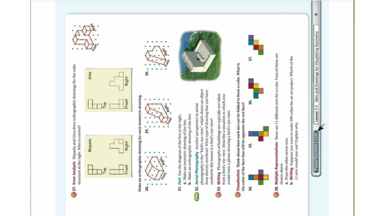 1-1 3 - Isometric & Orthographic Drawings in Geometry Notes - Studocu