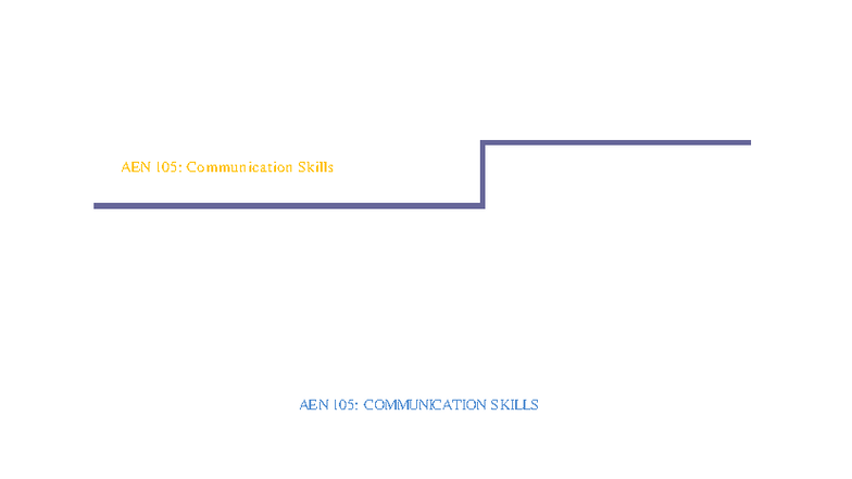 AEN 105: Case Study on Barry and Communication Barriers - Studocu