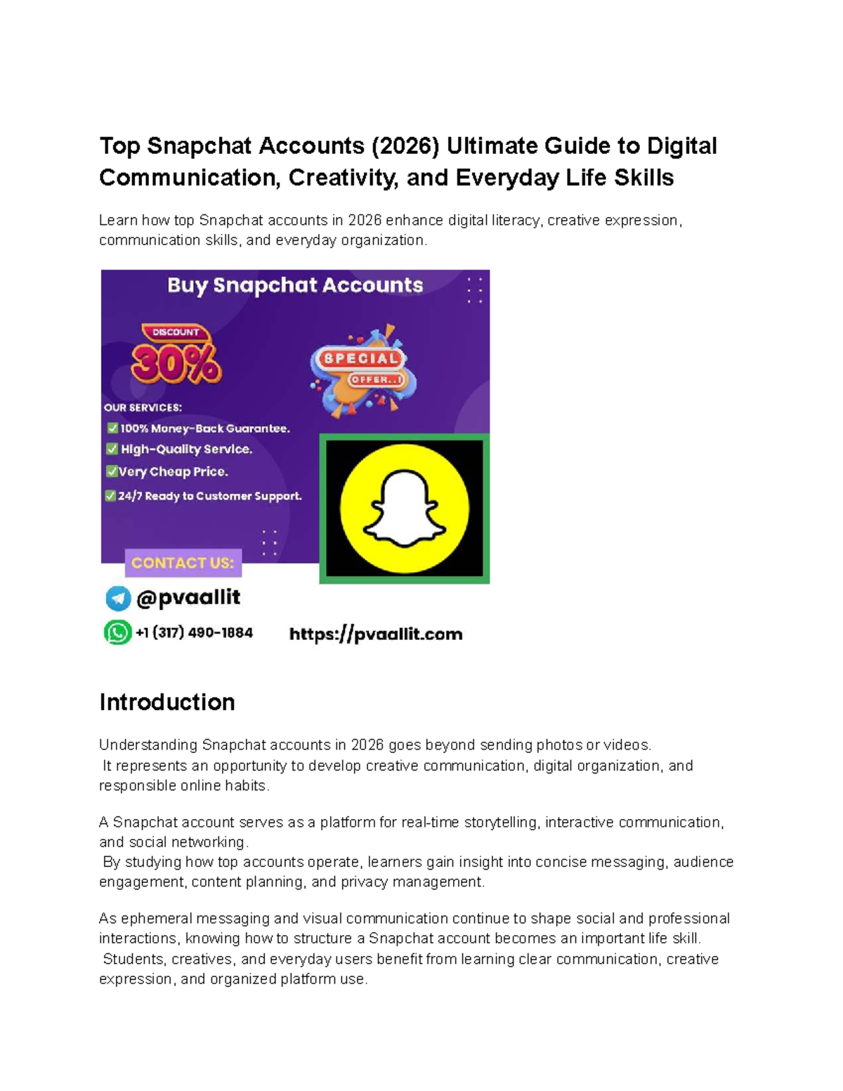 Top Snapchat Accounts (2026): A Guide to Digital Skills & Creativity ...