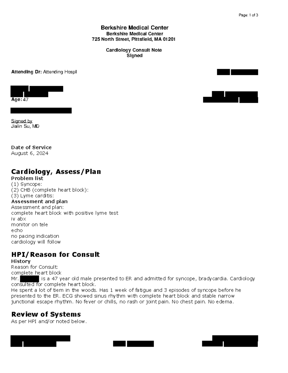 Management of Complete Heart Block & Lyme Carditis in ICU (MD 2024 ...