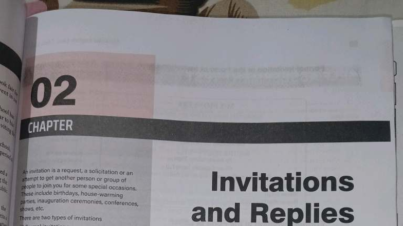 Invitations and Replies: A Comprehensive Guide for CBSE Class 12 - Studocu