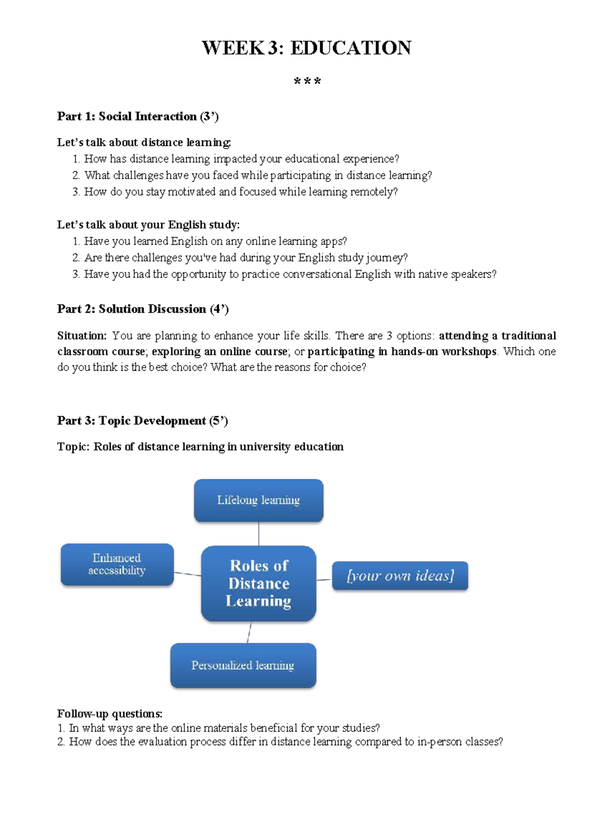 WEEK 3: Unit 2 Education - Distance Learning Insights & Challenges ...