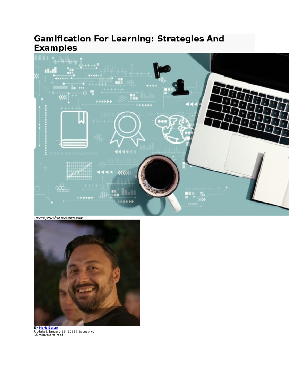 Gamification for Learning: Strategies and Examples (EDU 101) - Studocu