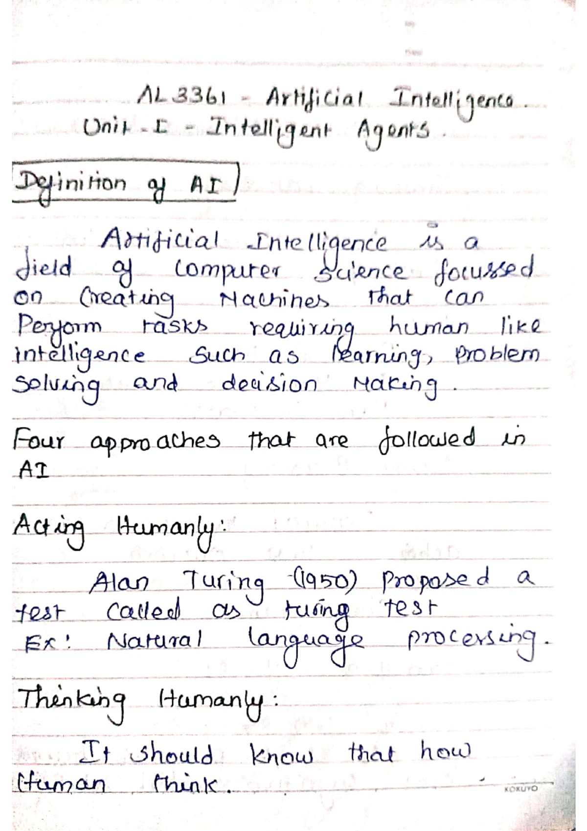 AD3311 Lab program - LAB Manual - 1. To implement basic search strategies – 8-Puzzle Problem ...