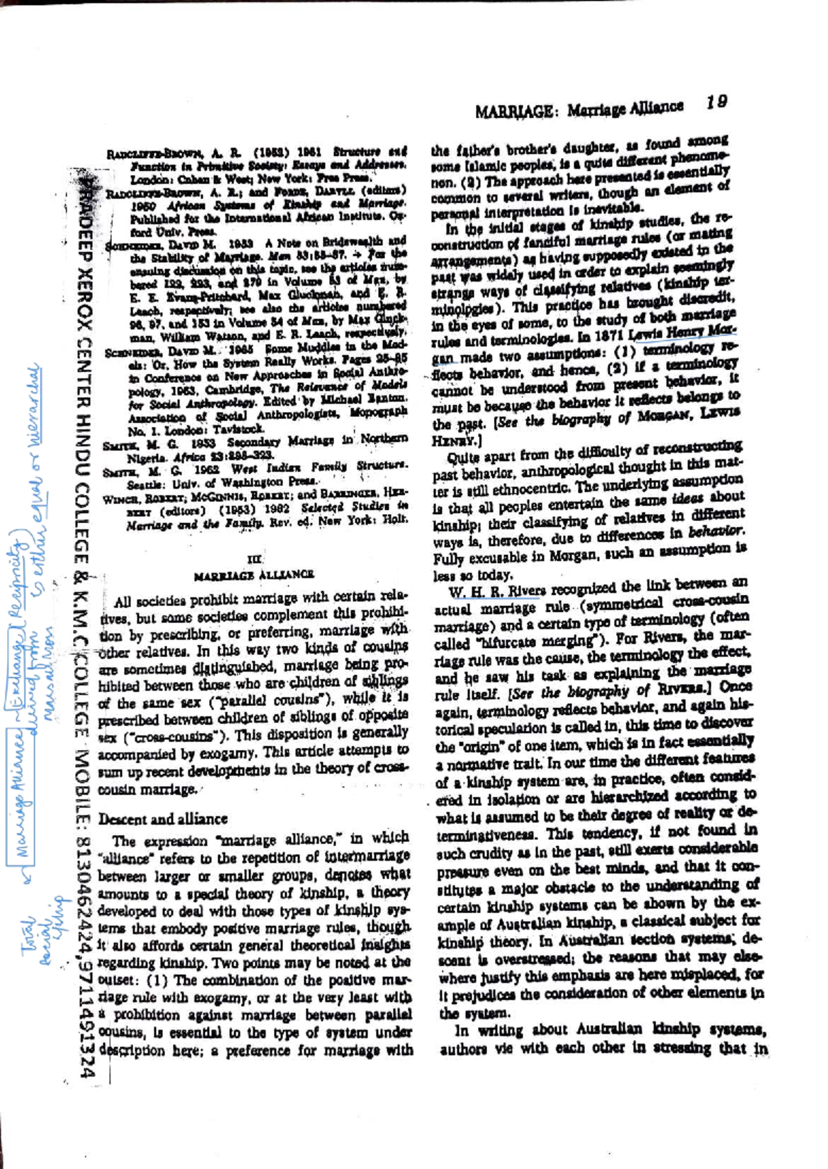 Marriage Alliance: An Analysis of Louis Dumont's 1968 Study - Studocu