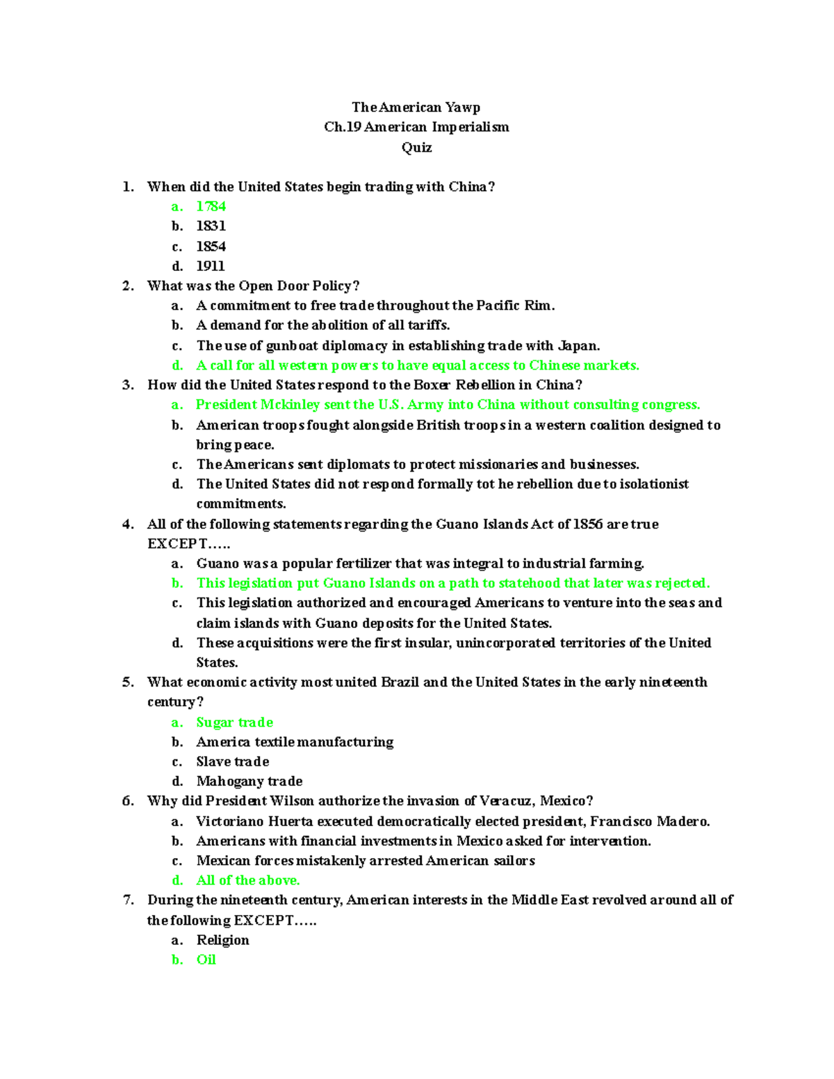 The American Yawp Ch.19 American Imperialism - The American Yawp Ch ...