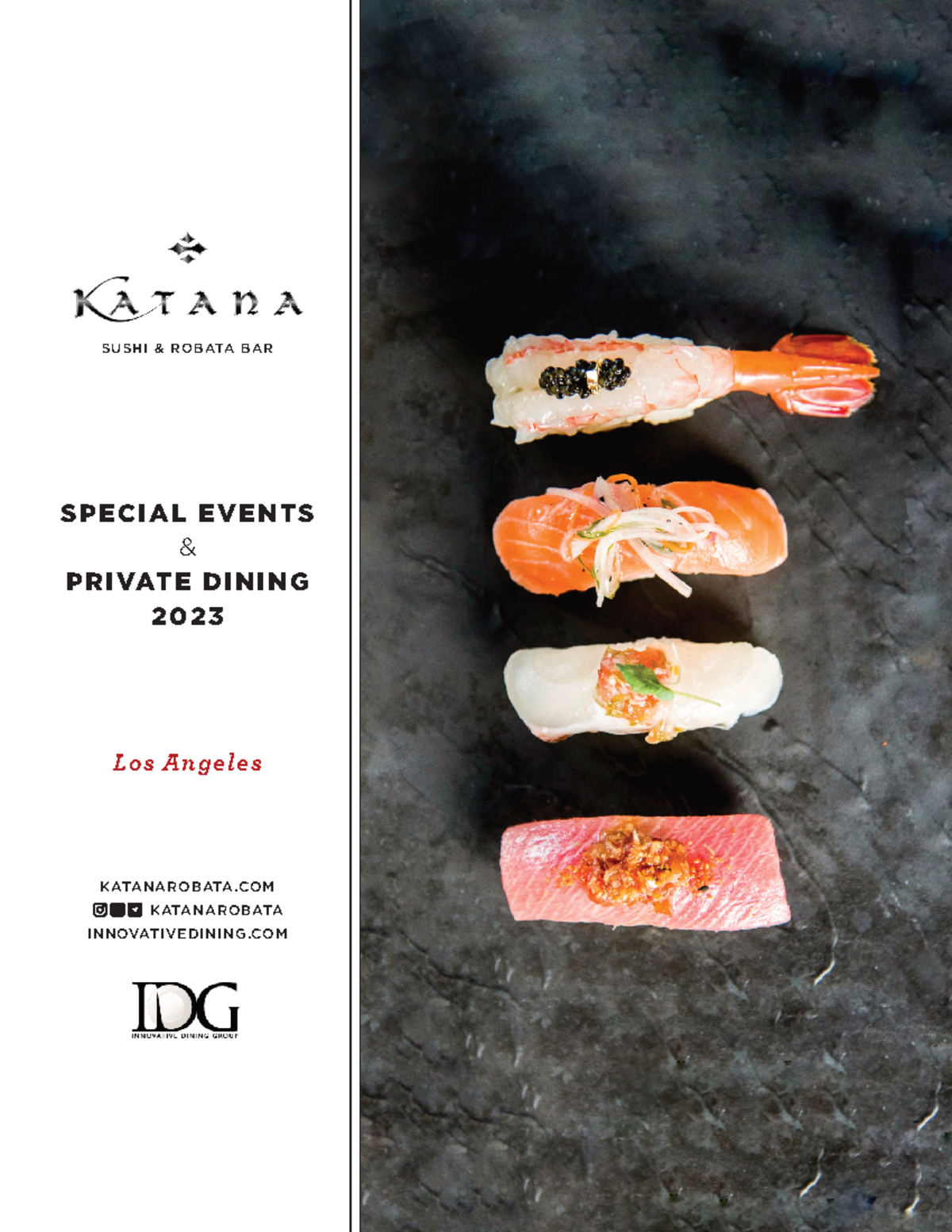63ed397c6ca0e54aad6d7e7b Katana Special Events Private Dining 2 - SUSHI & ROBATA BAR S P ECIAL ...