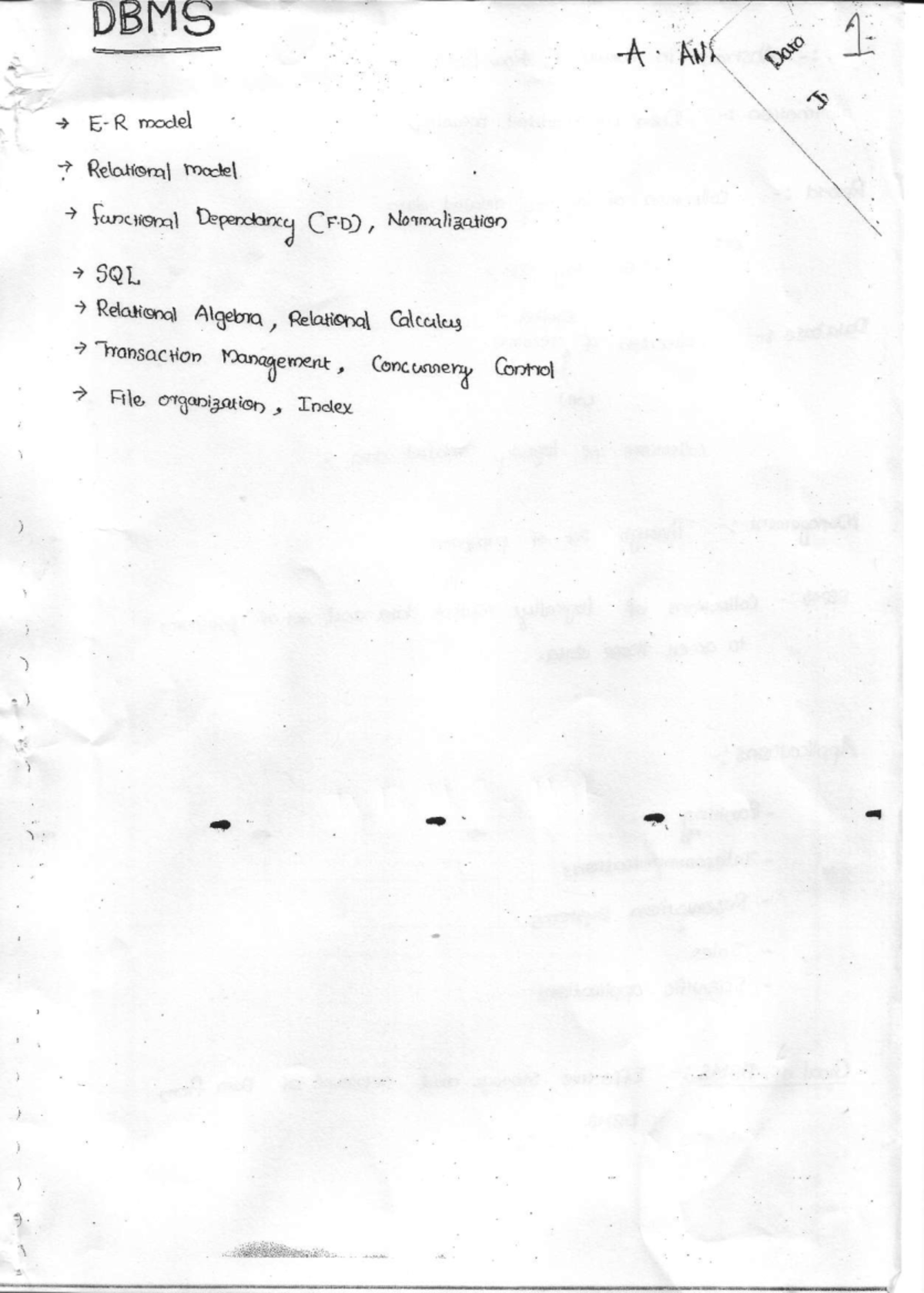 DBMS Notes: Comprehensive Study Guide for Database Management Systems ...