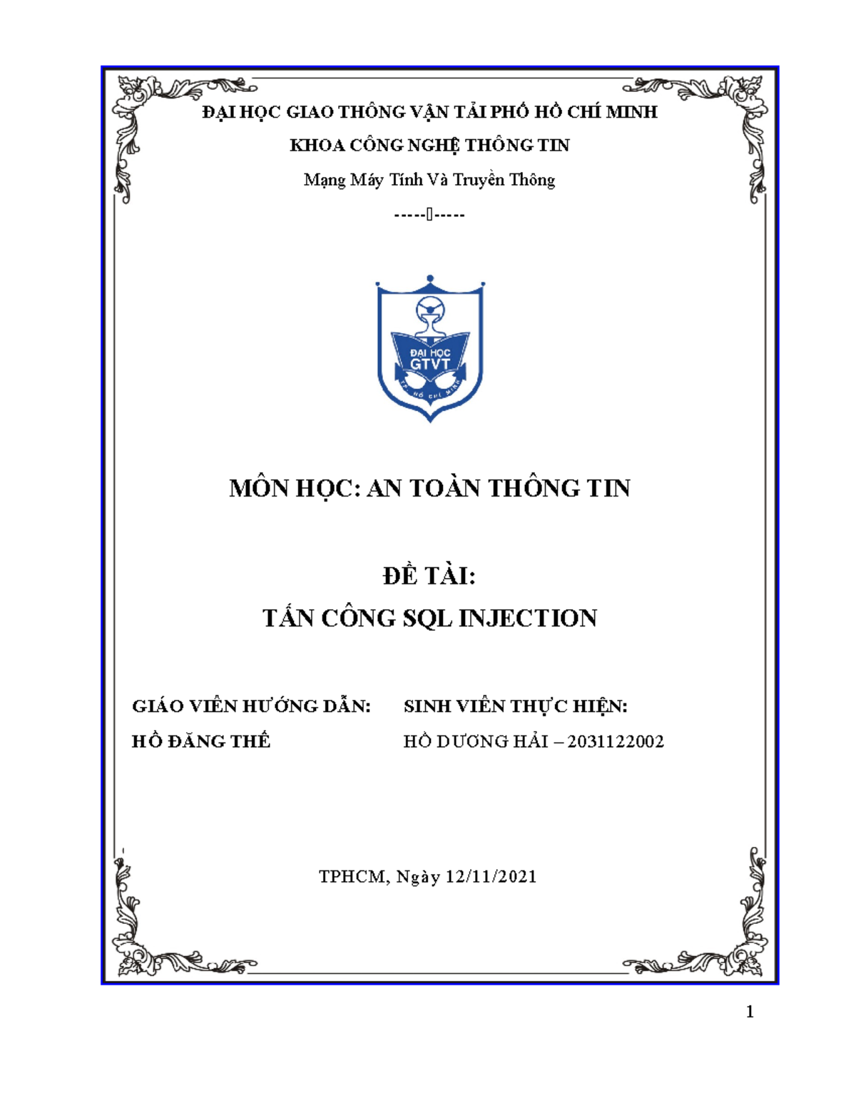 [123doc] - de-tai-tan-cong-sql-injection-bao-cao-do-an (Auto Recovered ...