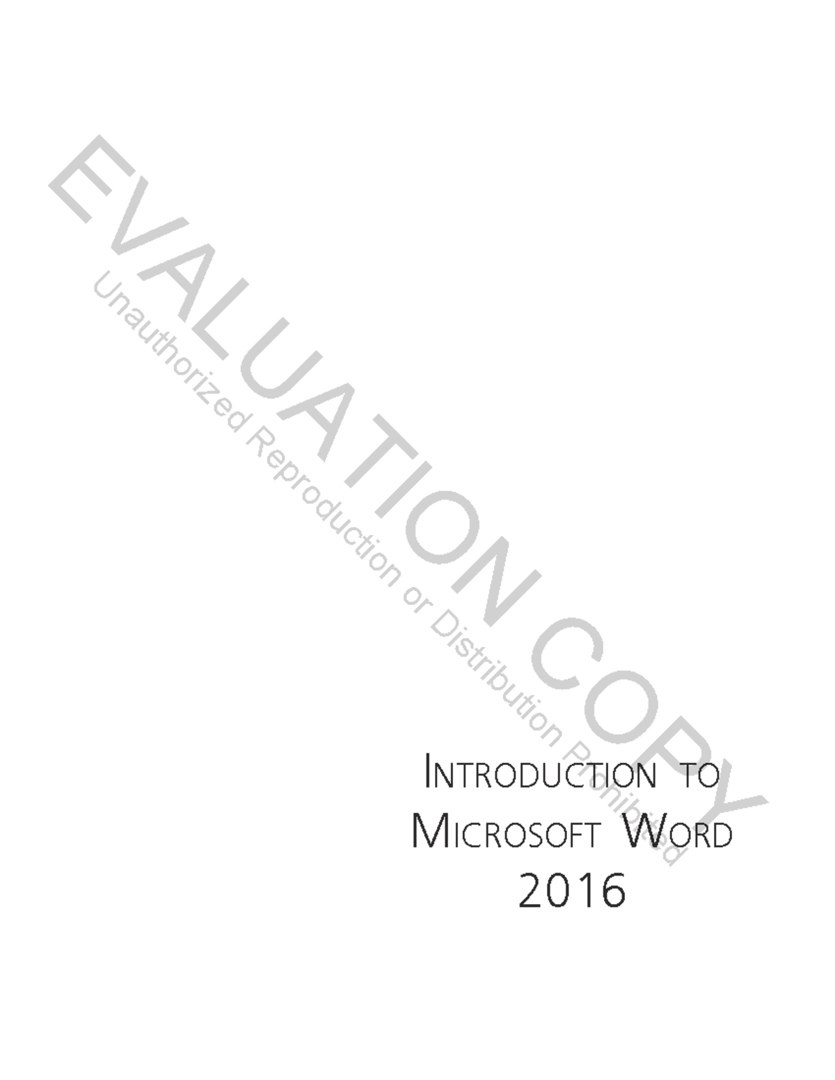 Introduction to Microsoft Word 2016 (WRD2016.1) - Lesson Notes - Studocu